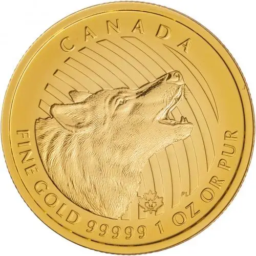1 oz Call of the Wild Howling Wolf | Bruxelles Pièces d'or